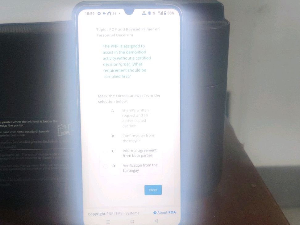 Topic: POP and Revised Primer on Personnel | StudyX