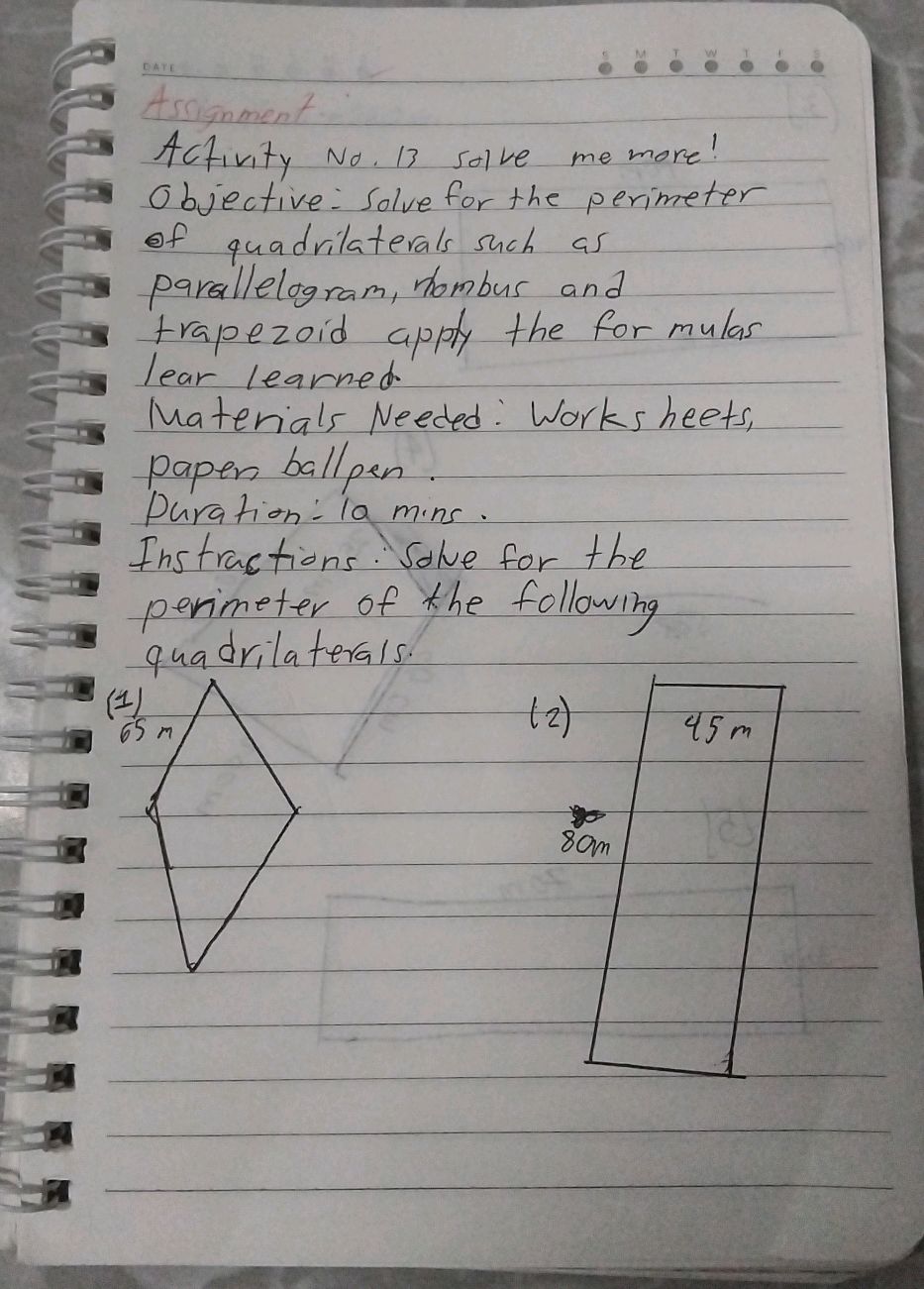 Solve for the perimeter of the following | StudyX