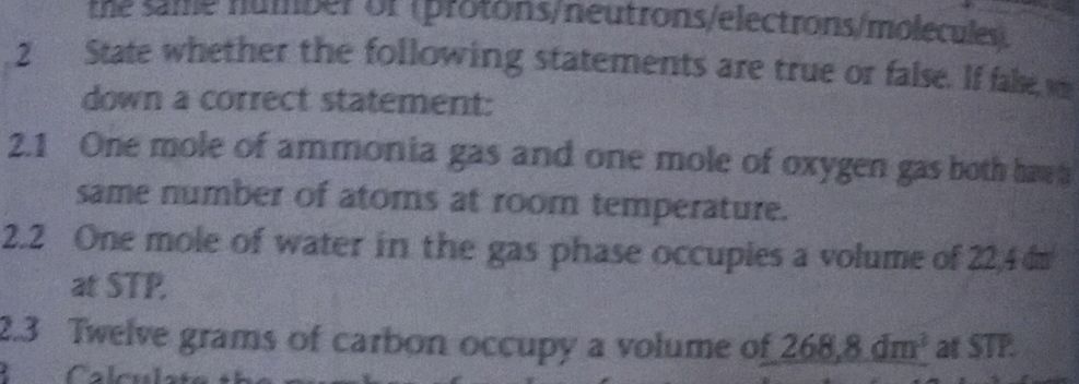 2 State whether the following statements are | StudyX