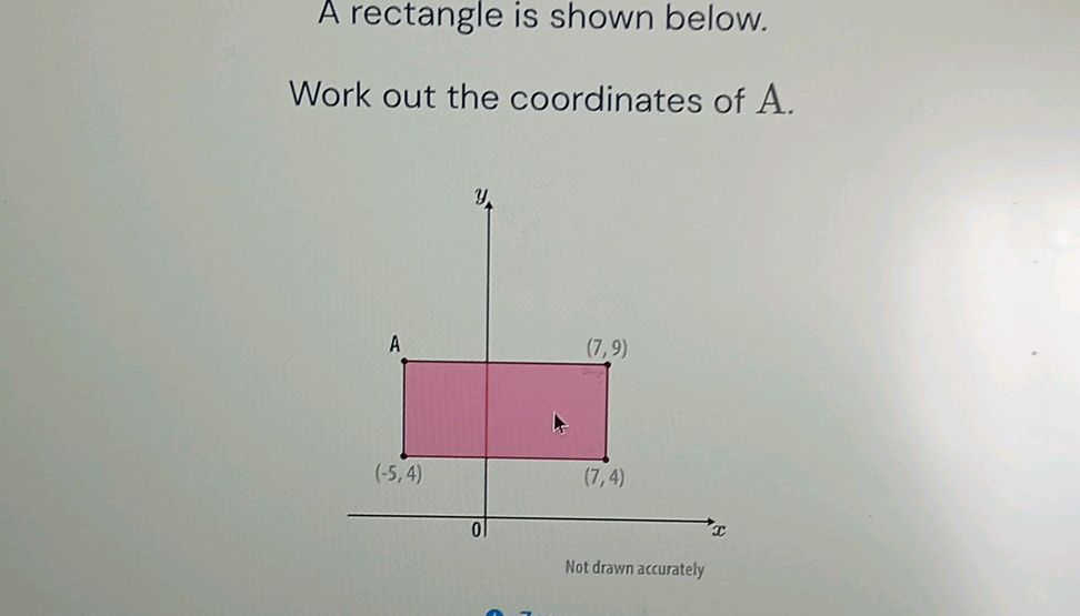 A rectangle is shown below. Work out the | StudyX