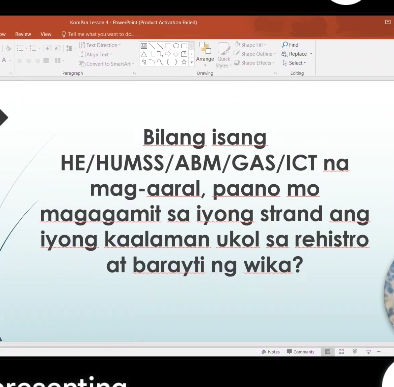 Bilang isang HE/HUMSS/ABM/GAS/ICT na | StudyX