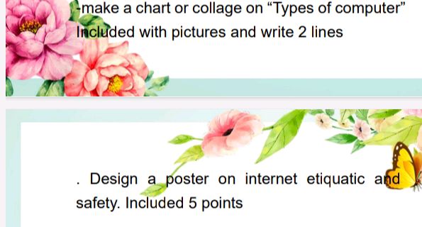 - make a chart or collage on "Types of | StudyX
