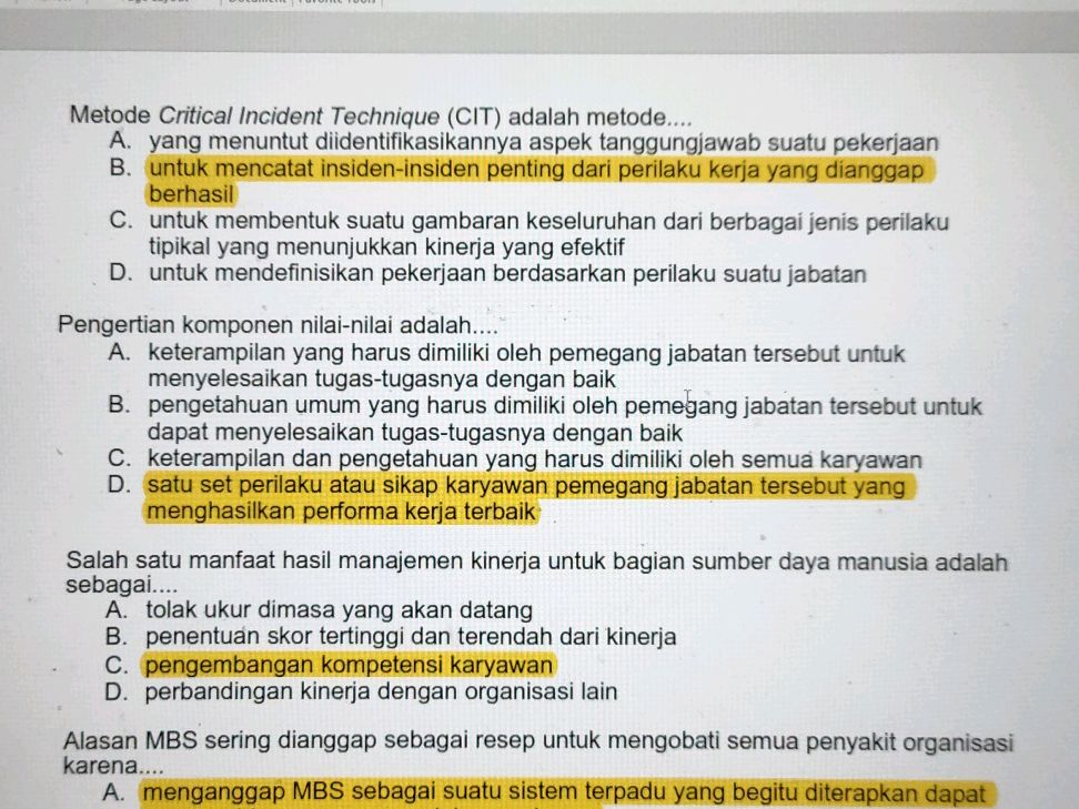 Metode Critical Incident Technique (CIT) | StudyX