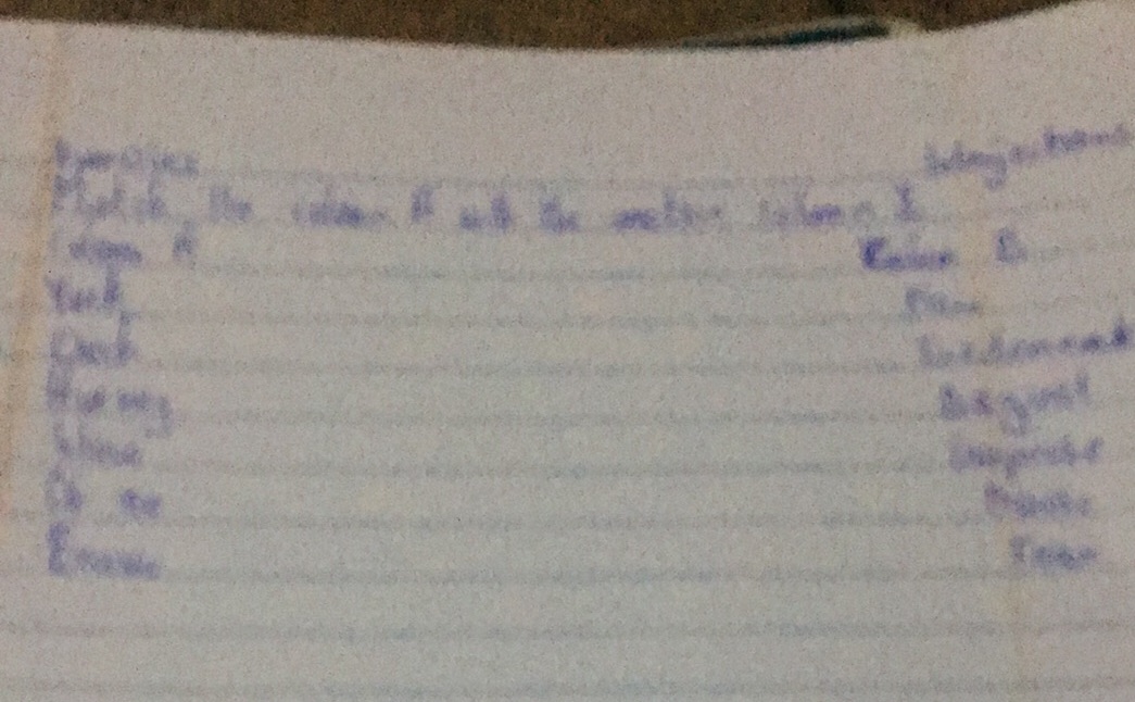 Instructions: Match the items in column A | StudyX