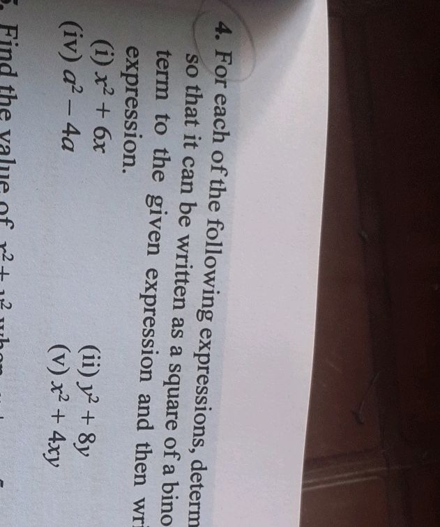 4. For each of the following expressions, | StudyX