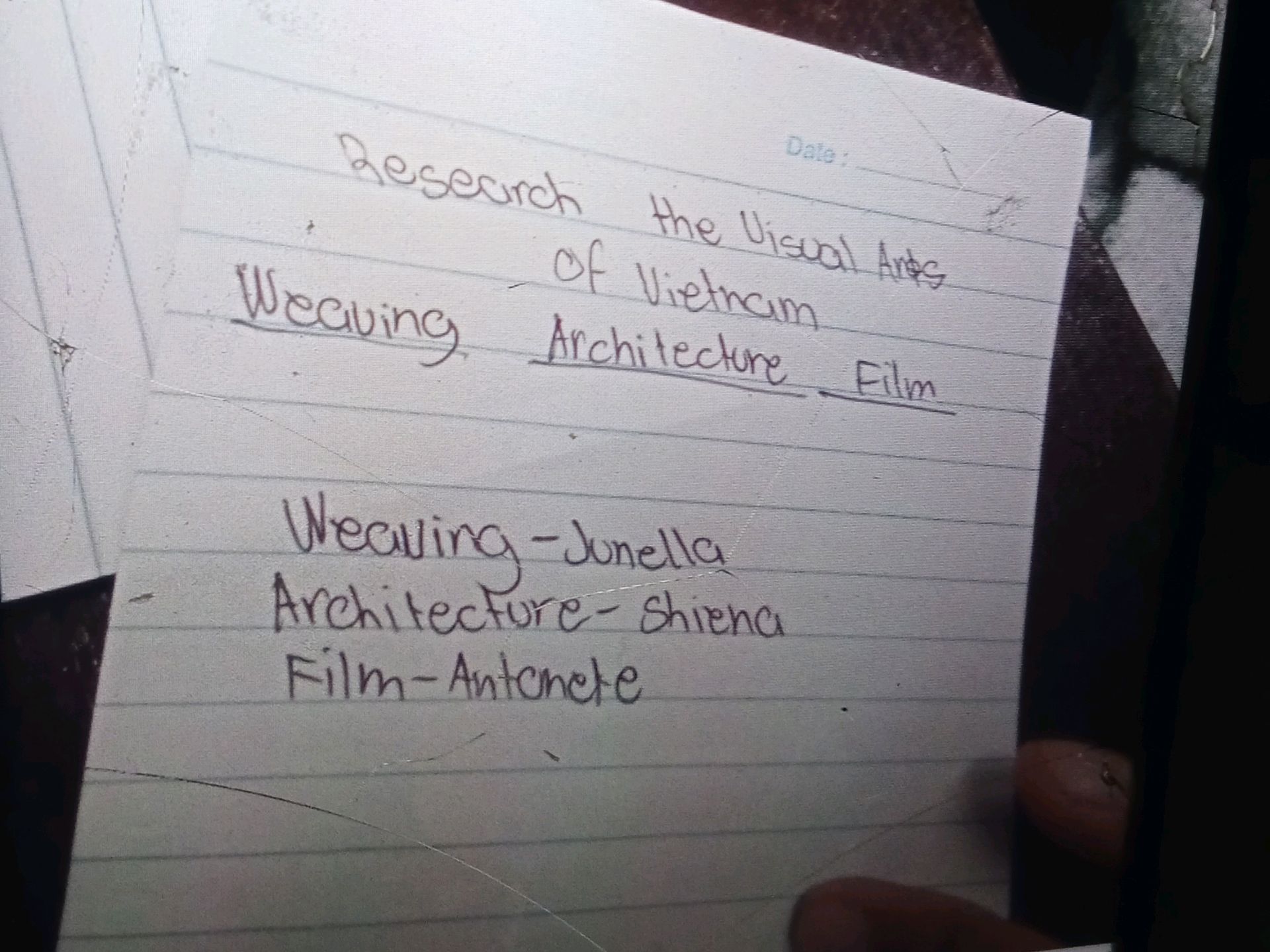 Research the Visual Arts of Vietnam. | StudyX