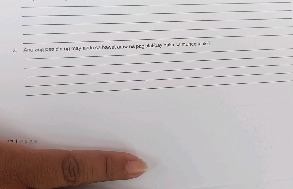 3. Ano ang paalala ng may akda sa bawat araw | StudyX