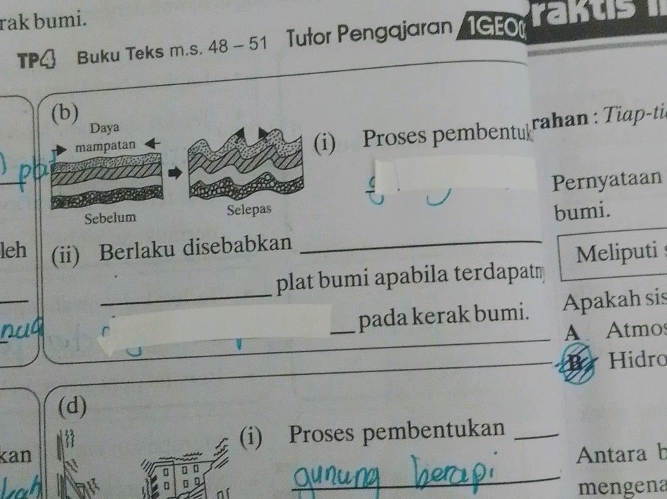 (b) Daya mampatan (i) Proses pembentukan | StudyX