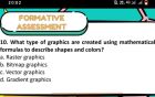 What type of graphics are created using