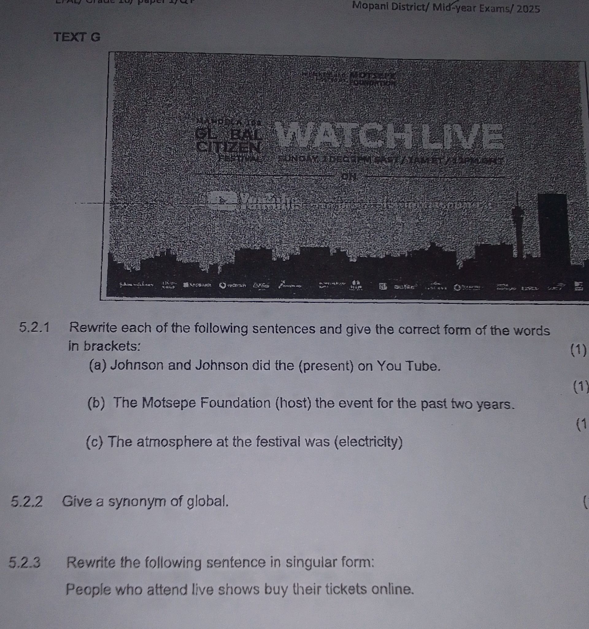 5.2.1 Rewrite each of the following | StudyX