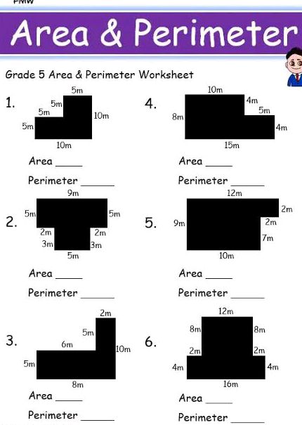 Area Perimeter Grade 5 Area Perimeter | StudyX