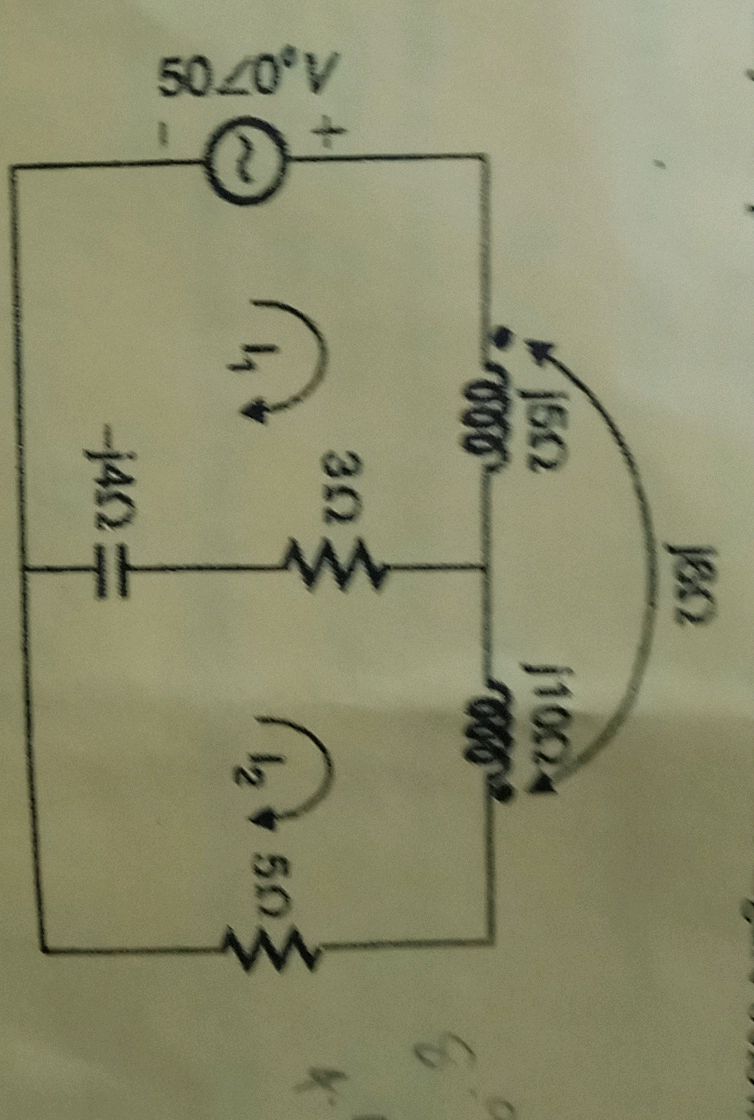 The circuit diagram contains a voltage | StudyX