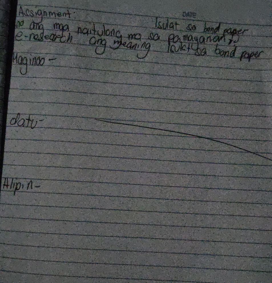 Assignment no ang mag naitulong mo sa | StudyX