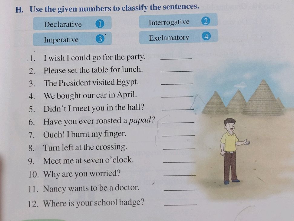 H. Use the given numbers to classify the | StudyX