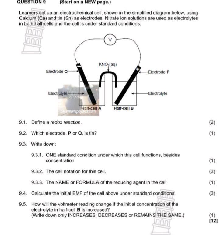 QUESTION 9 (Start on a NEW page.) Learners | StudyX