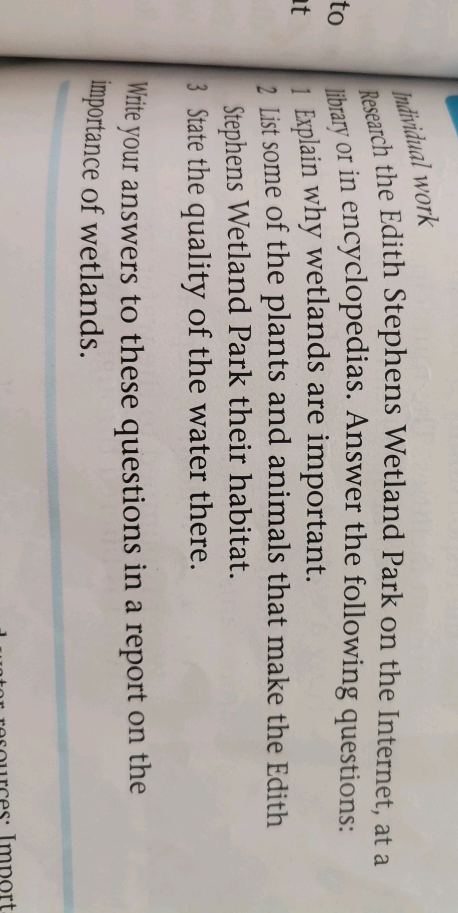 1 Explain why wetlands are important. 2 | StudyX