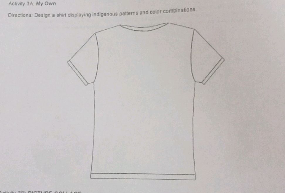 Directions: Design a shirt displaying | StudyX