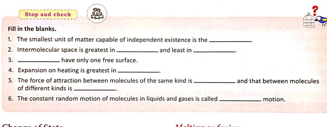Fill in the blanks. 1. The smallest unit of | StudyX