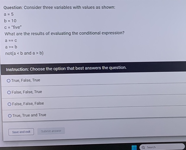 Question: Consider three variables with | StudyX
