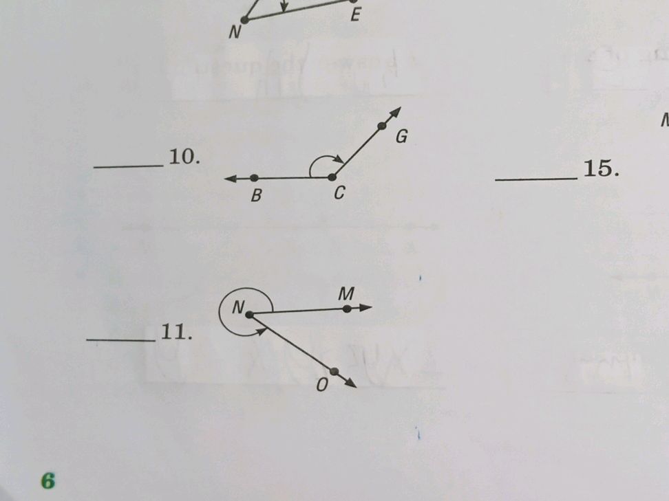 (Diagram of an angle) 11. (Diagram of an | StudyX