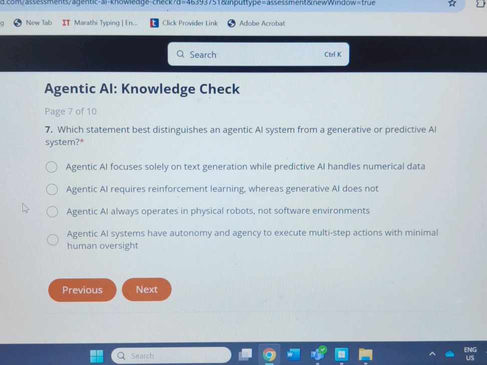 7. Which statement best distinguishes an | StudyX