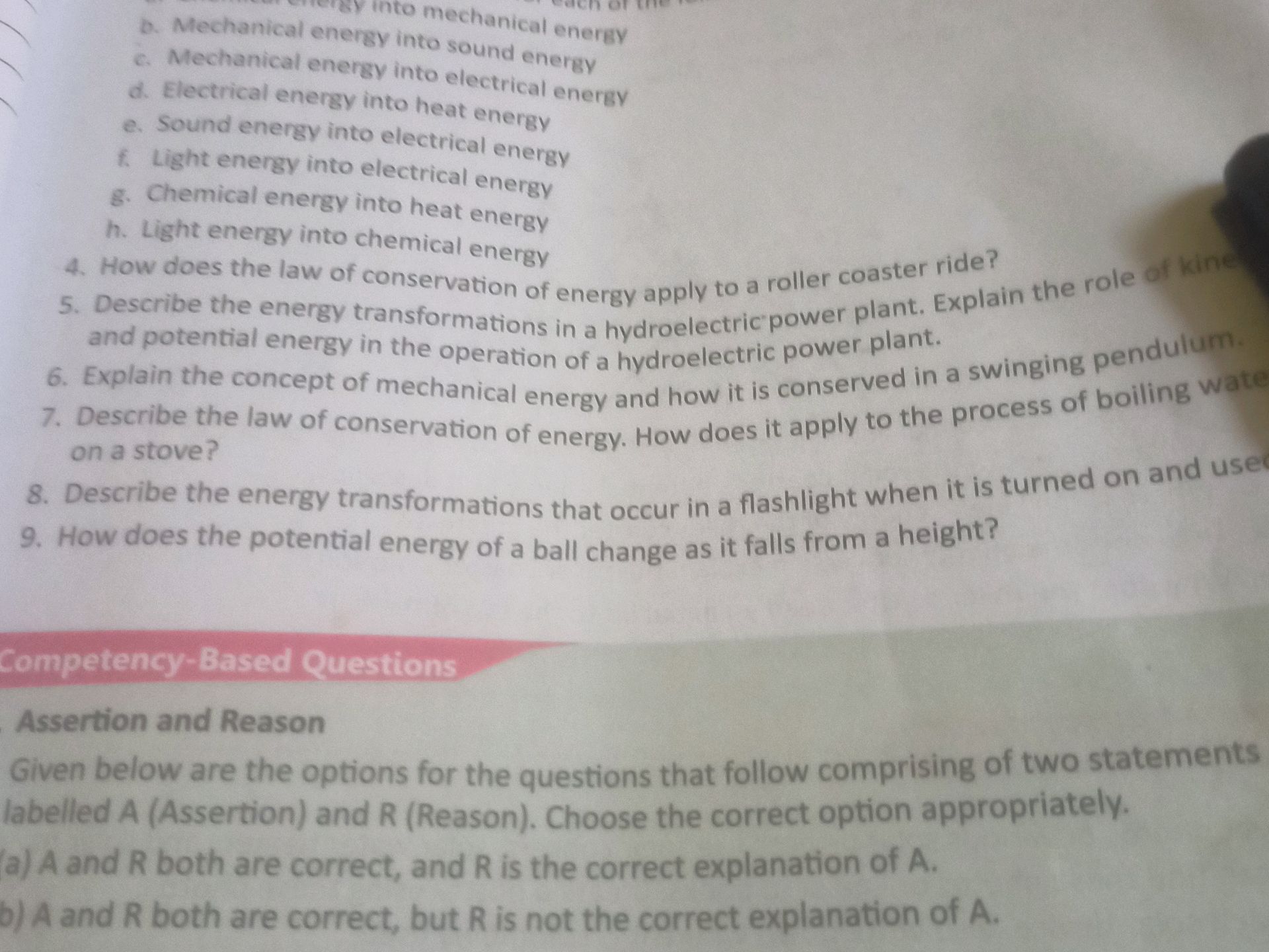 4. How does the law of conservation of | StudyX
