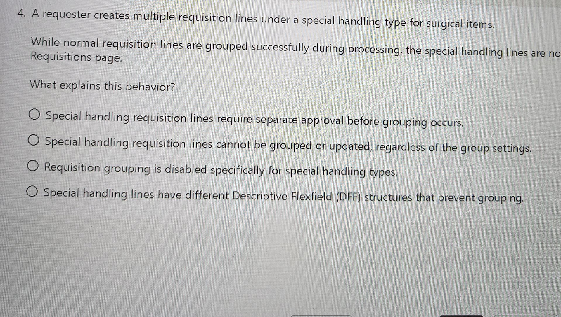 A requester creates multiple requisition | StudyX
