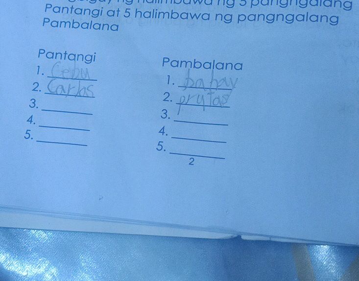 Pantangi at 5 halimbawa ng pangngalang | StudyX