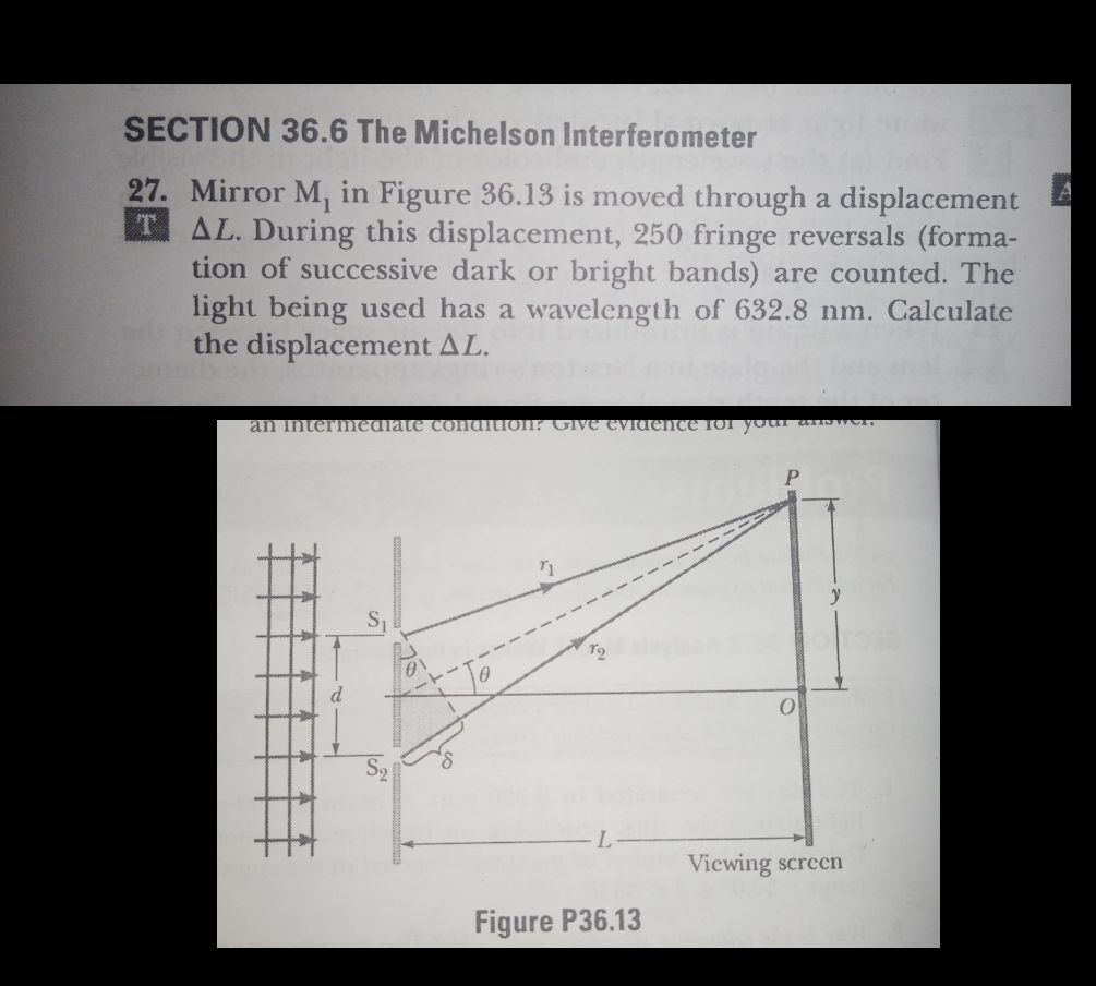 27. Mirror $M_1$ in Figure 36.13 is moved | StudyX