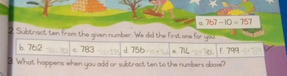 2. Subtract ten from the given number. We | StudyX