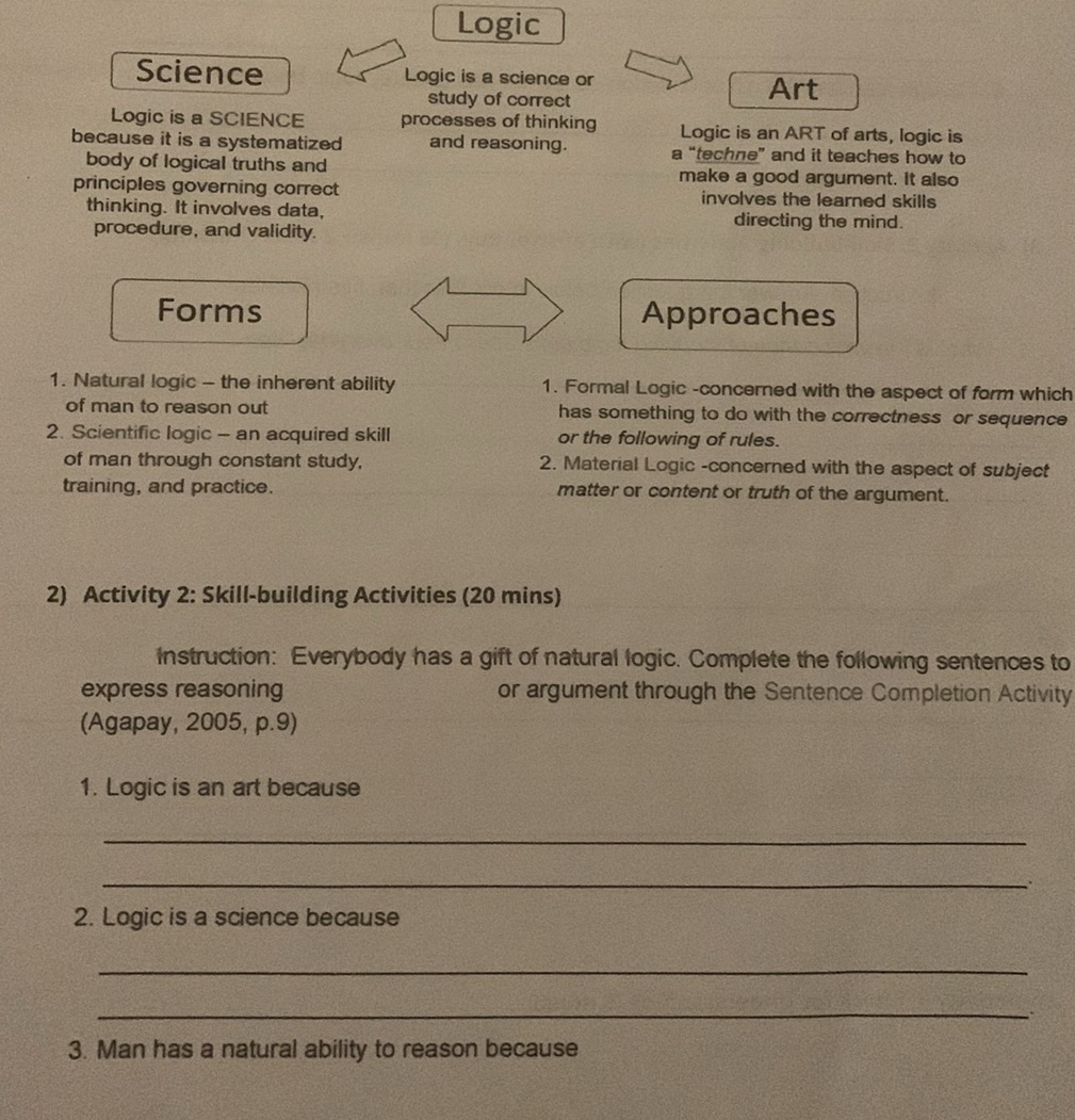 2) Activity 2: Skill-building Activities (20 | StudyX