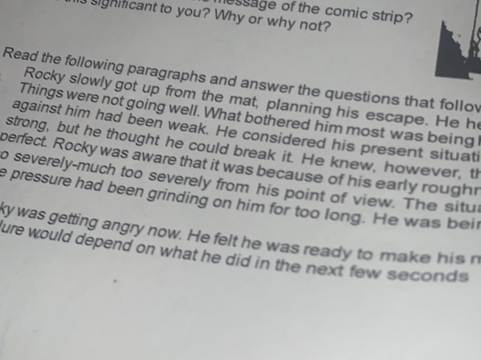 Read the following paragraphs and answer the | StudyX