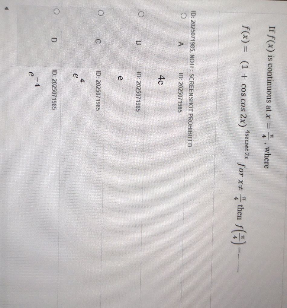 If $f(x)$ is continuous at $x = { }{4}$, | StudyX