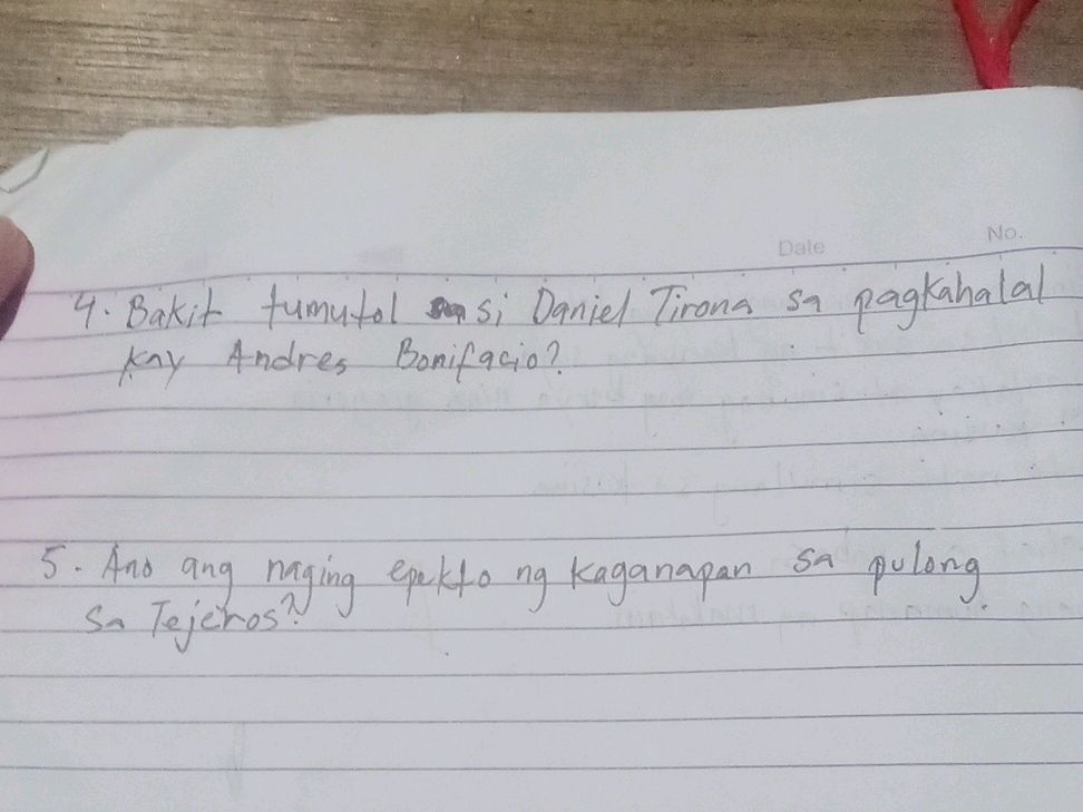 Bakit tumutol si Daniel Tirona sa pagkahalal