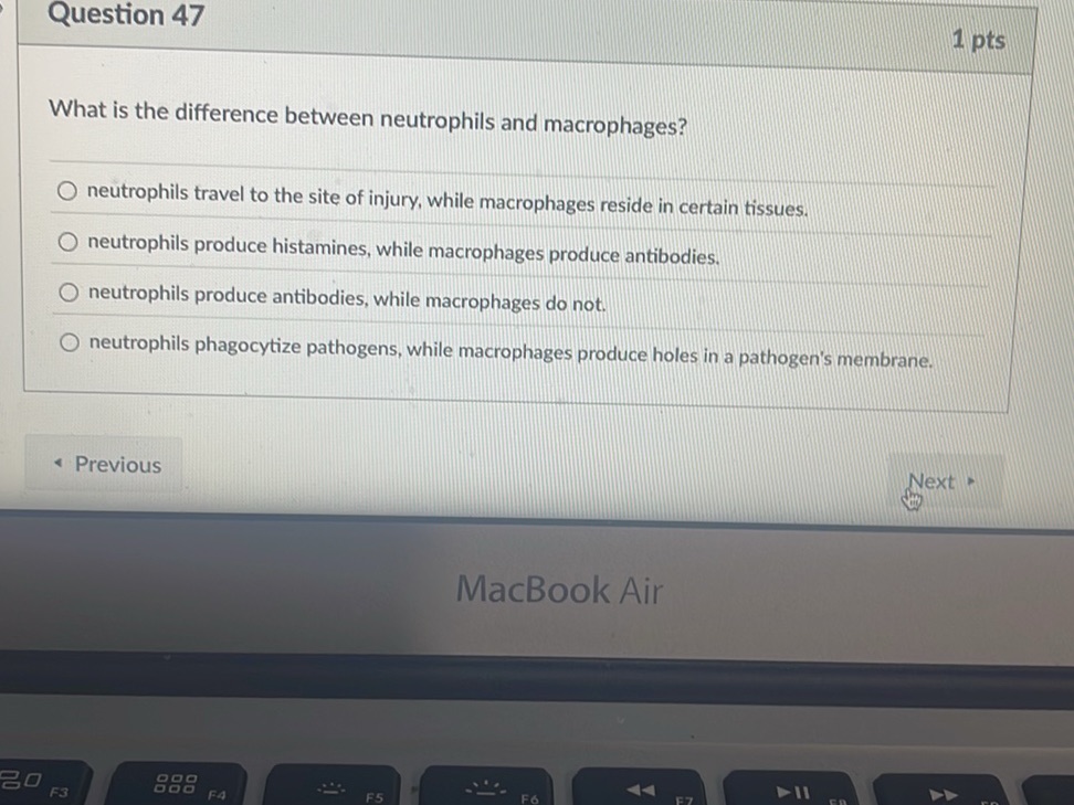 What is the difference between neutrophils | StudyX