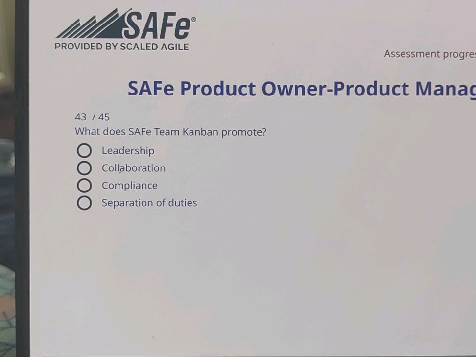 What does SAFe Team Kanban promote?