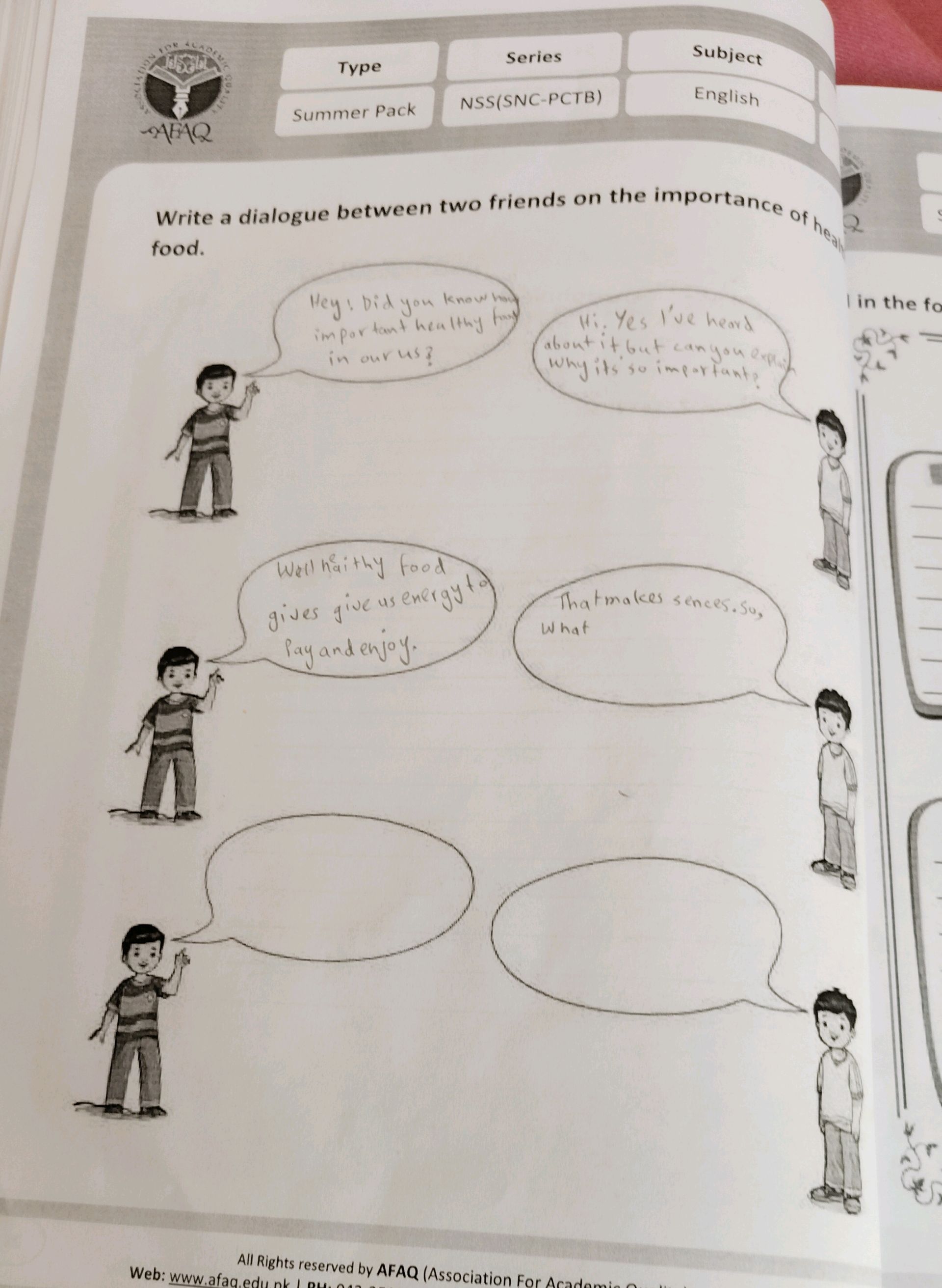Write a dialogue between two friends on the | StudyX