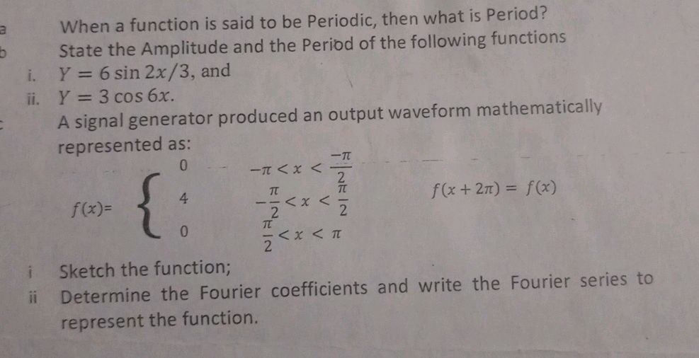When a function is said to be Periodic, then