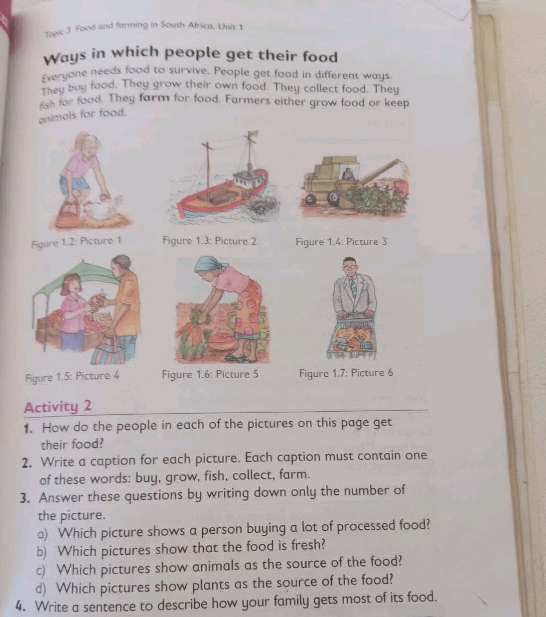 1. How do the people in each of the pictures | StudyX