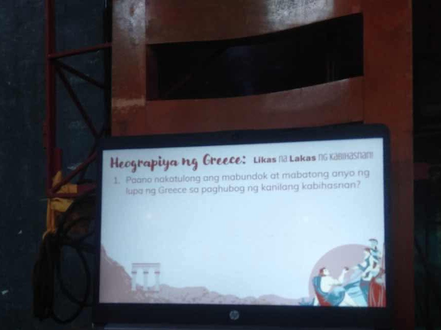 1. Paano nakatulong ang mabundok at mabatong | StudyX