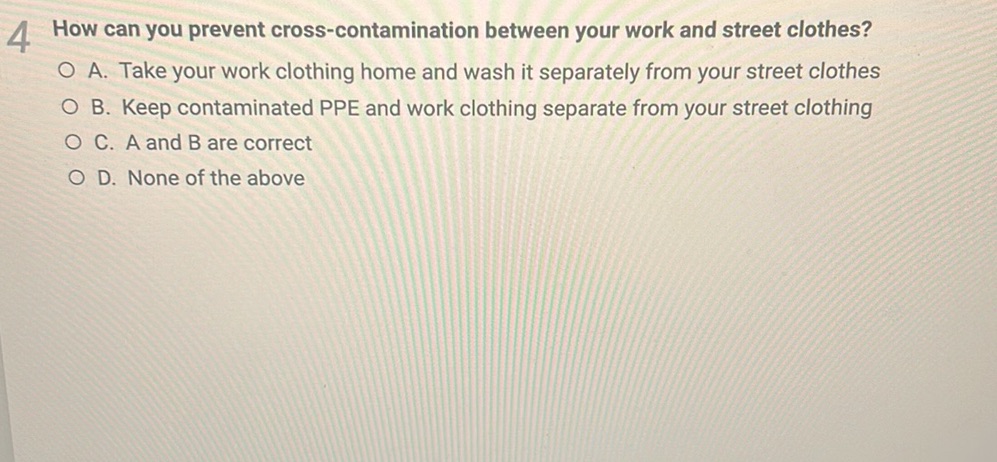 4 How can you prevent cross-contamination | StudyX