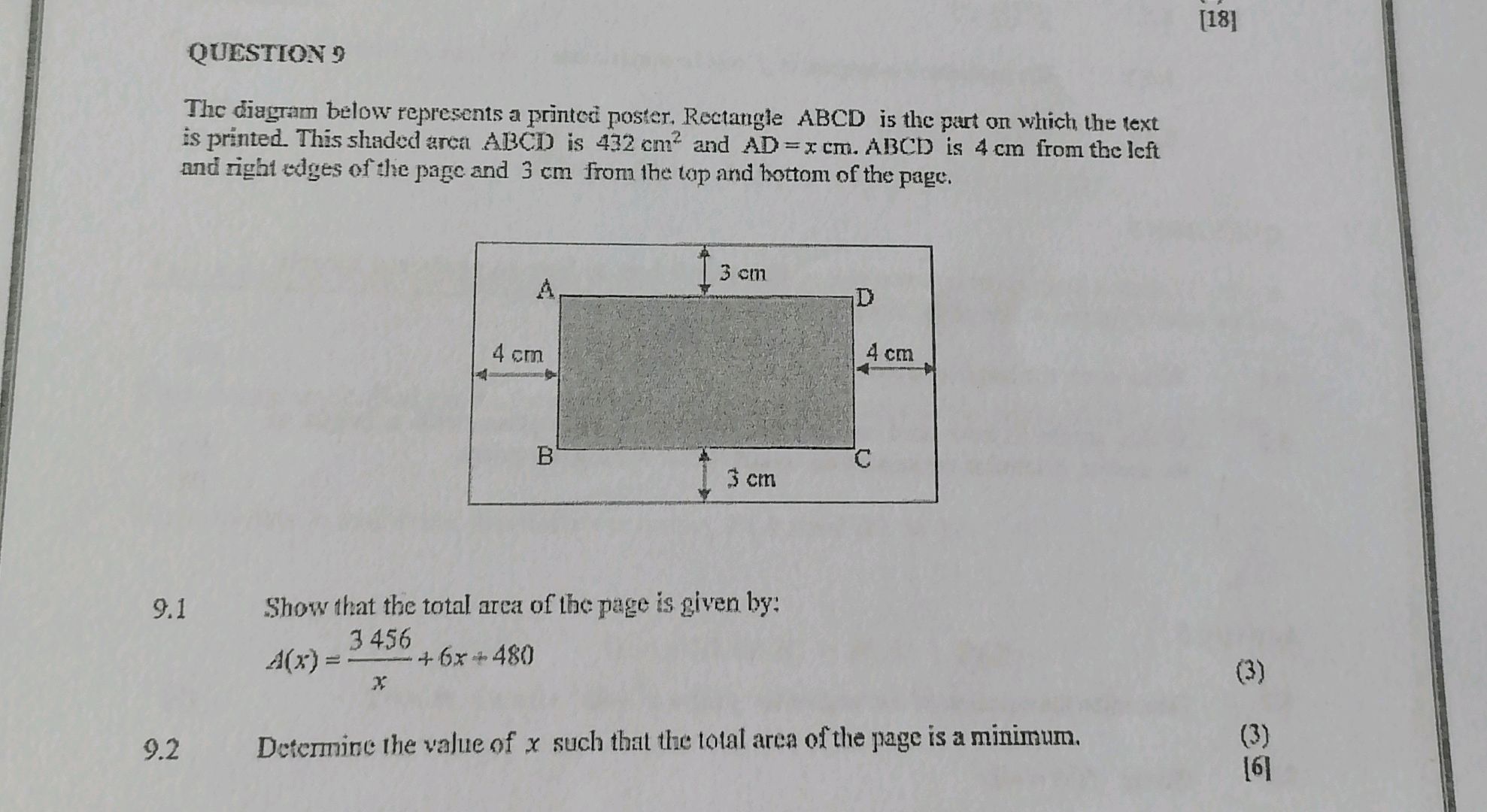 QUESTION 9 The diagram below represents a | StudyX