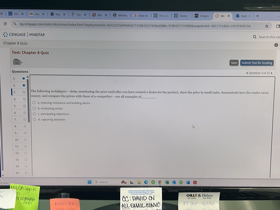 The following techniques--delay mentioning | StudyX