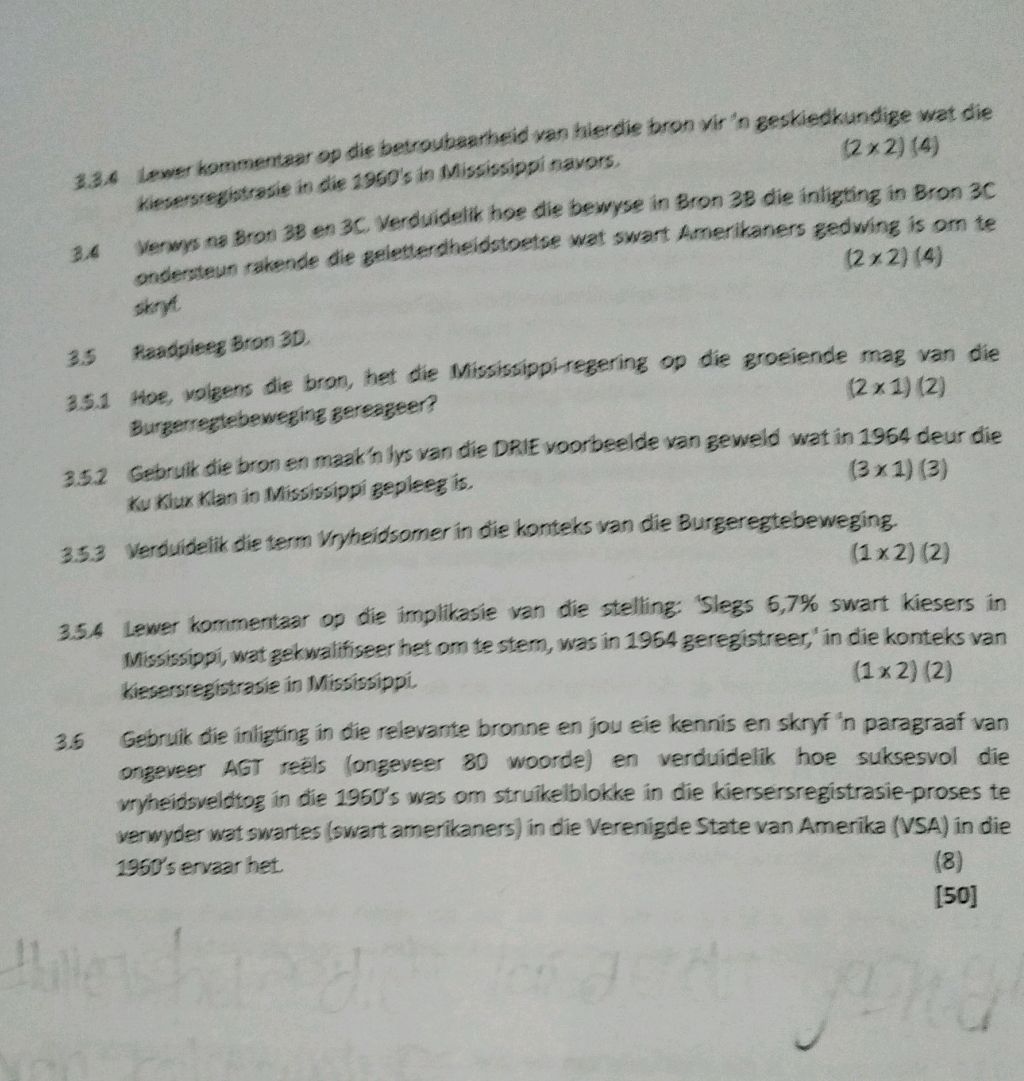 3.3.4 Lewer kommentaar op die betroubaarheid | StudyX