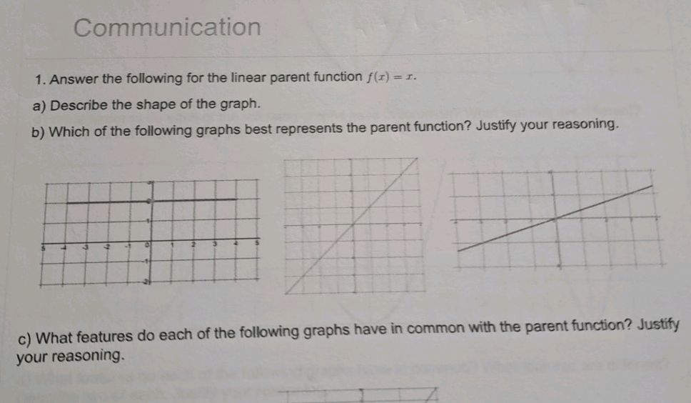 1. Answer the following for the linear | StudyX