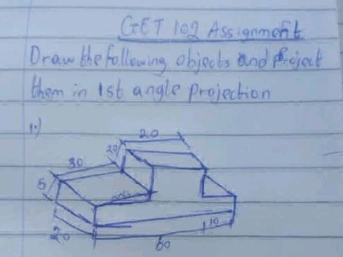 Draw the following objects and project them | StudyX