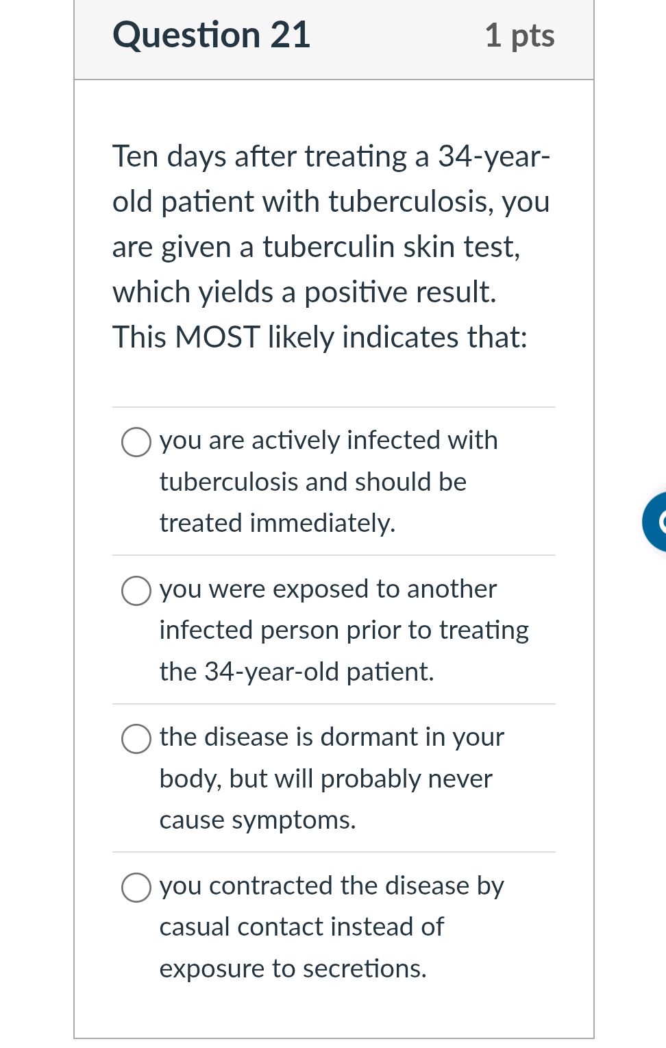Ten days after treating a 34-year-old | StudyX