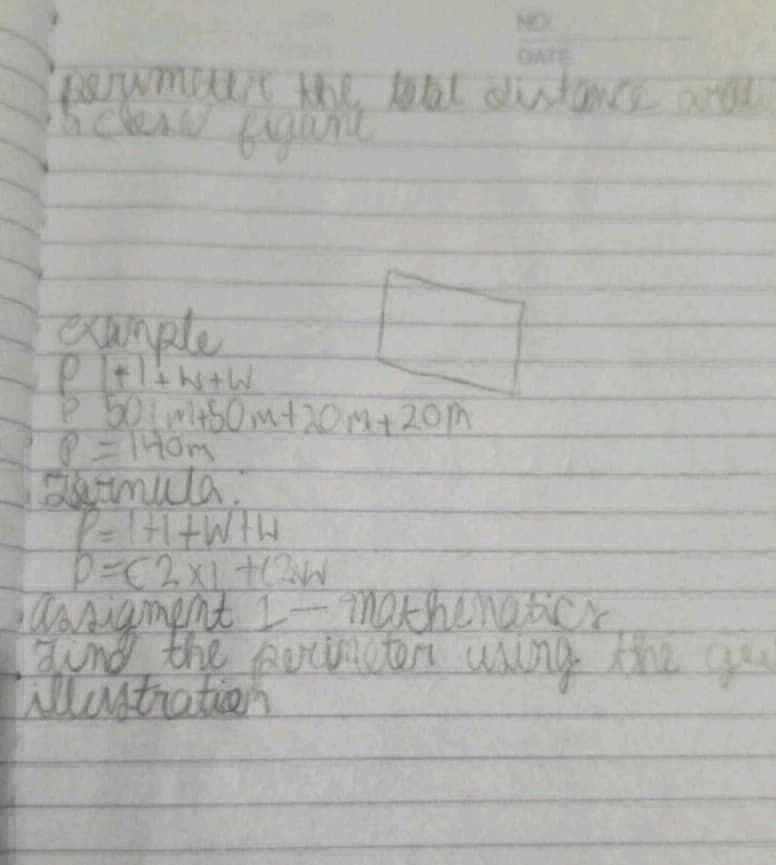 Find the perimeter using the illustration. | StudyX
