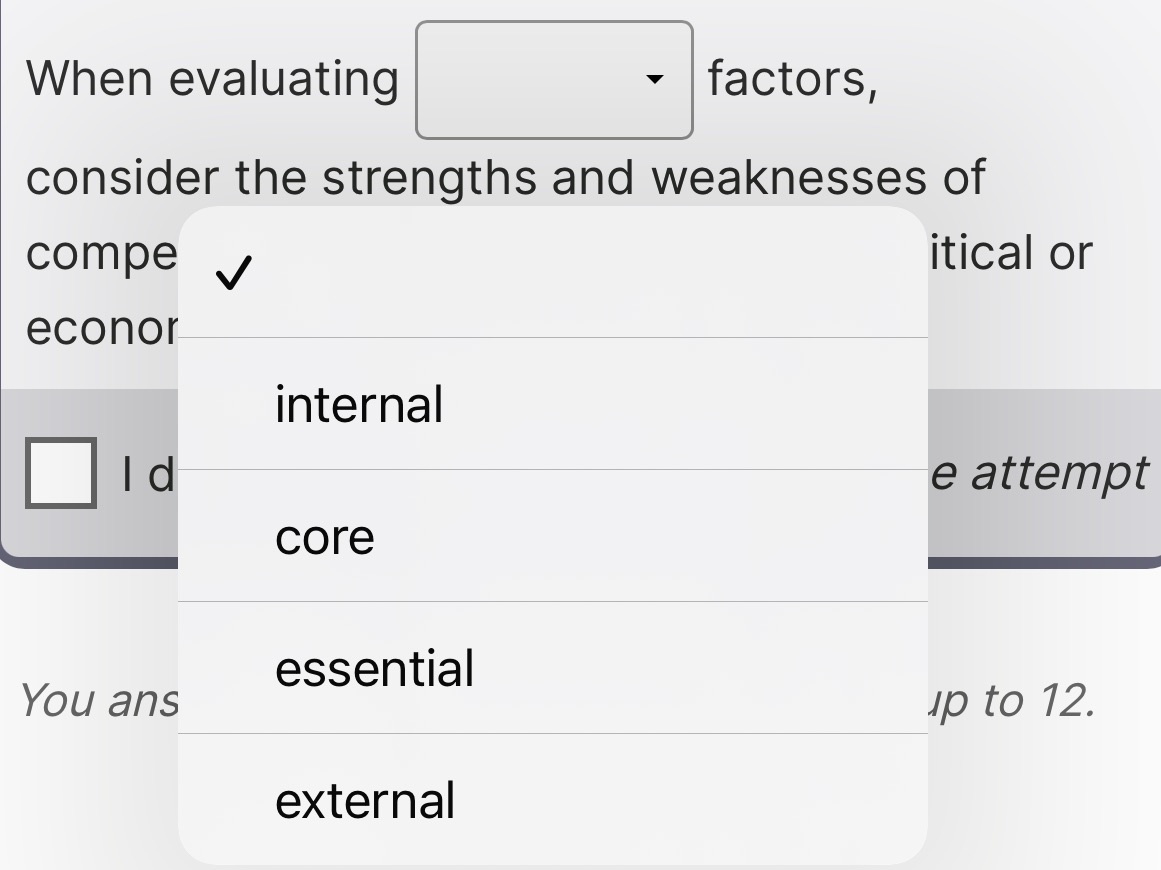 When evaluating factors, consider the | StudyX