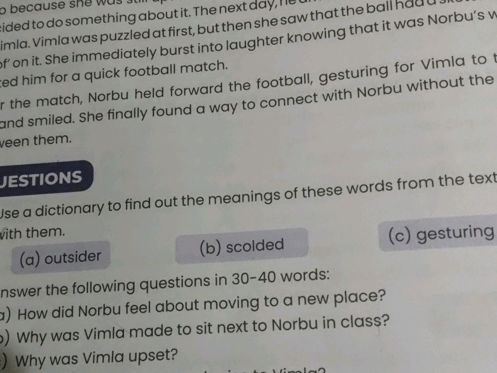 Use a dictionary to find out the meanings of | StudyX